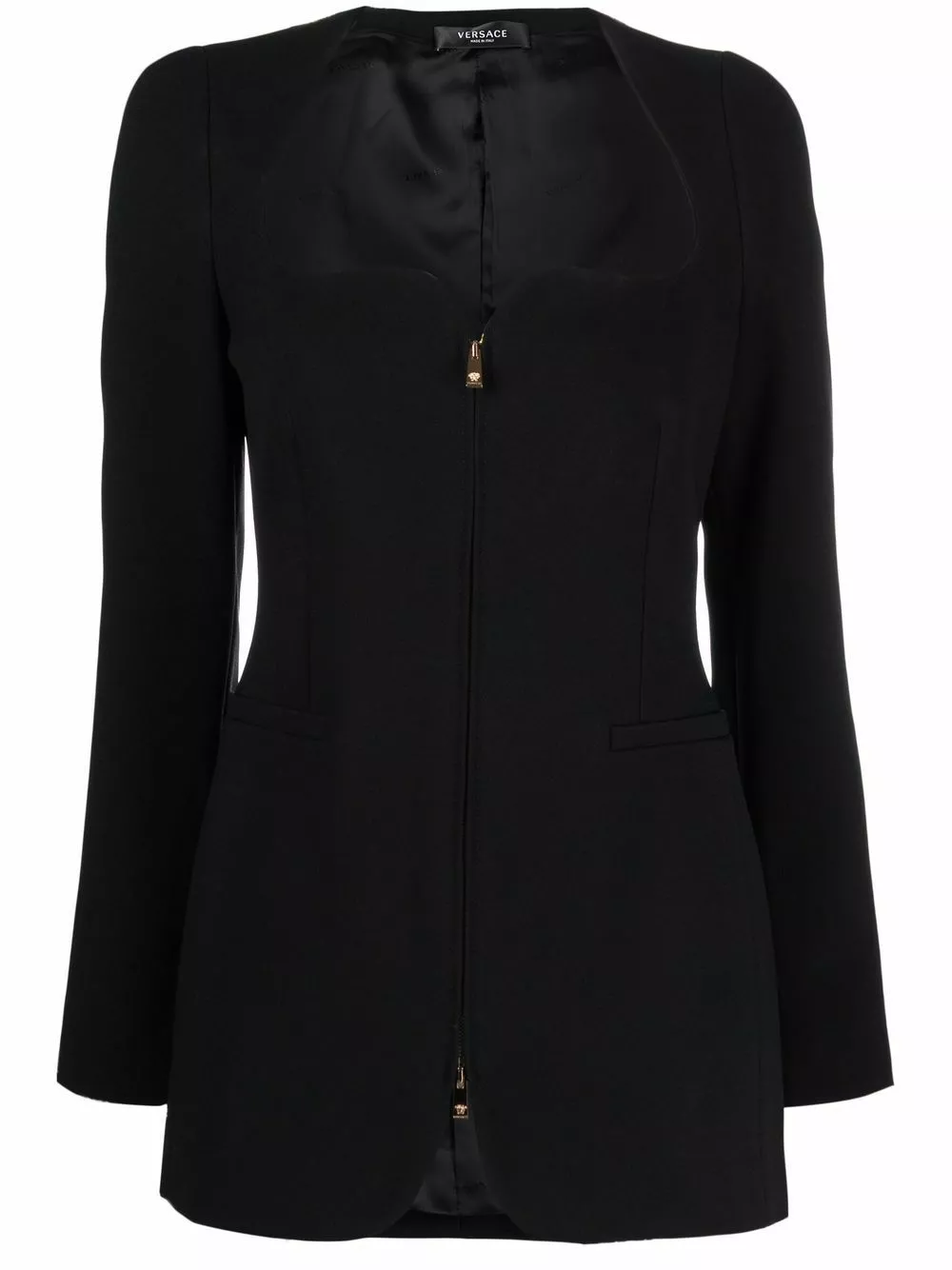 Shop for creative Versace Renaissance zip up jacket | Unique Cheap ...